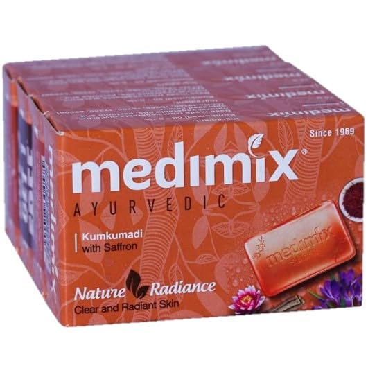 Medimix Ayurvedic KumKumadi With Saffron 75g (Pack Of 4) - UNIQUE ...