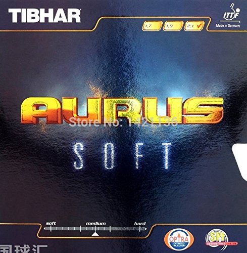 Buy Tibhar Aurus Soft 11.3 mm Table Tennis Rubber (Red) Online at Low ...