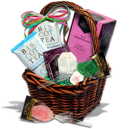 Amazon.com: 'Mini' Tea & Cookies Gift Basket : Grocery & Gourmet Food
