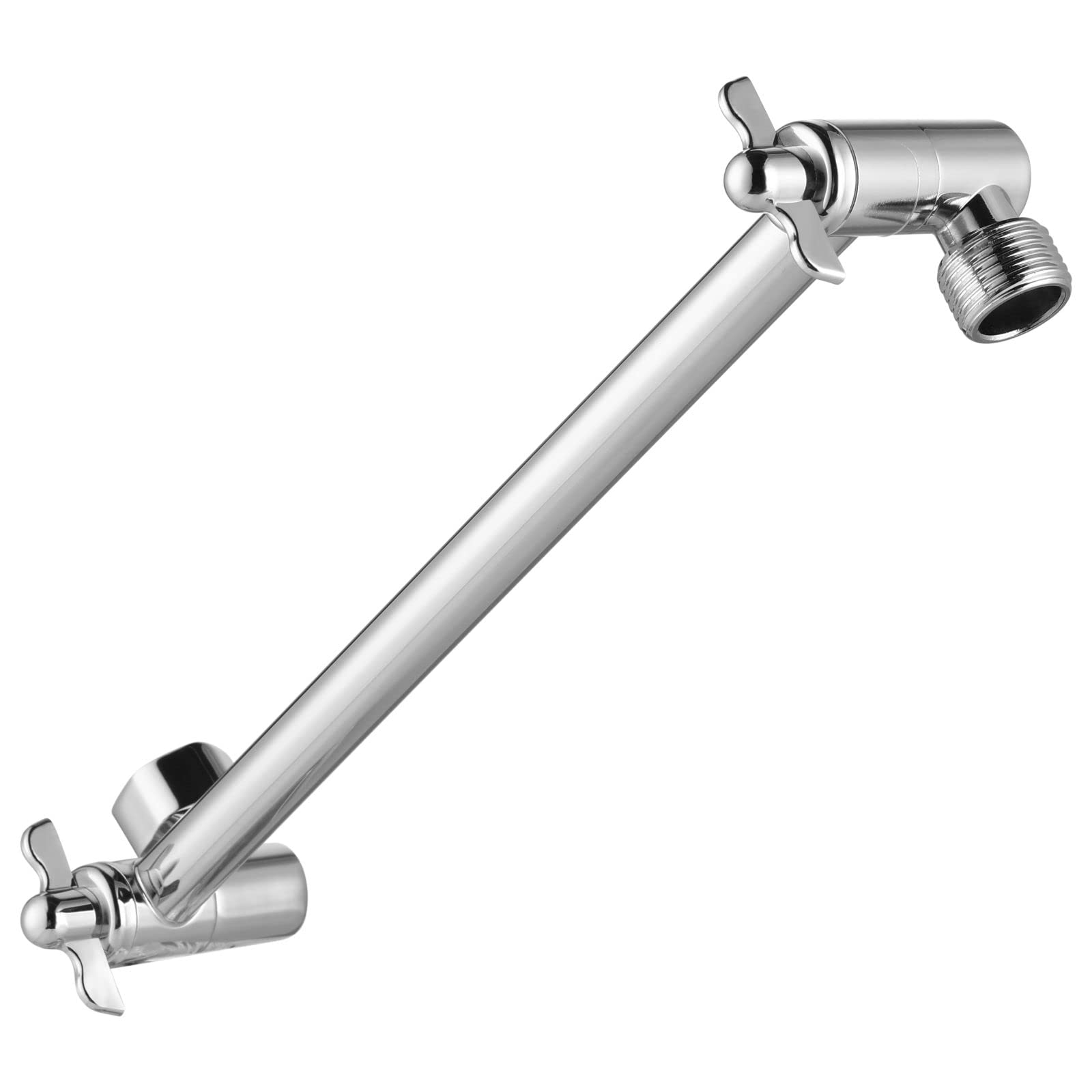 Nuodan Shower Head Extension Arm - 11" Solid Brass Shower Arm with ...