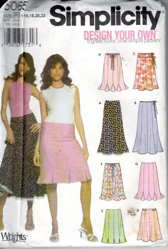 New Look 6682 Womens Skirt Pattern Panel Skirt Pattern Long