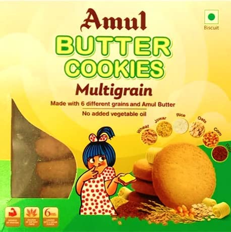 Amul Butter Cookies Multigrain 200g : Amazon.in: Grocery & Gourmet Foods