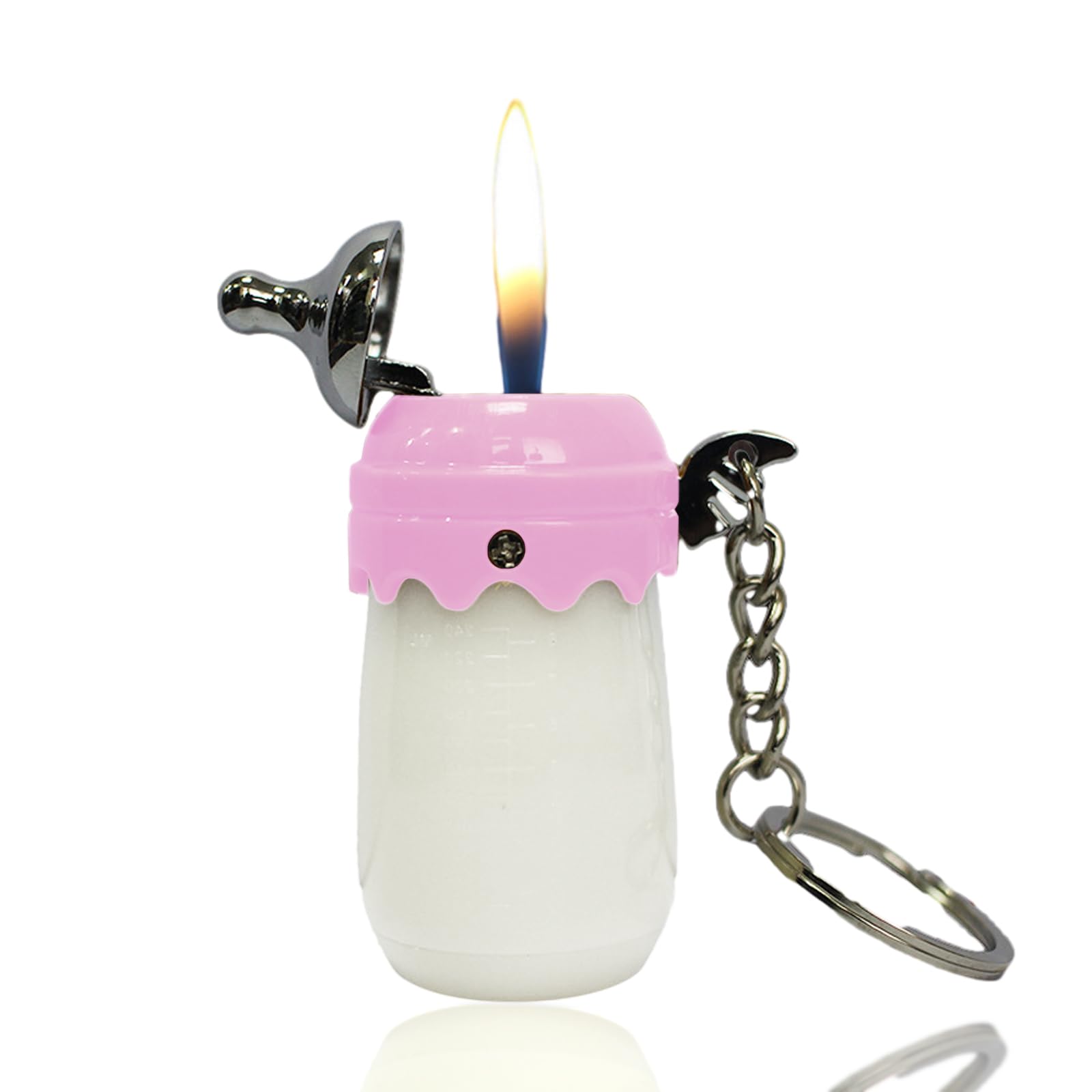 Amazon.com: Keychain Lighter, Cool Novelty Lighter, Refillable Butane ...