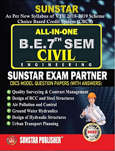 Buy B.E. 7th Sem Civil Engineering Sunstar Exam Partner Book Online at ...