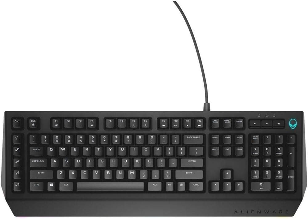Amazon.com: Alienware Advanced Gaming Keyboard AW568 - Alienfx RGB ...