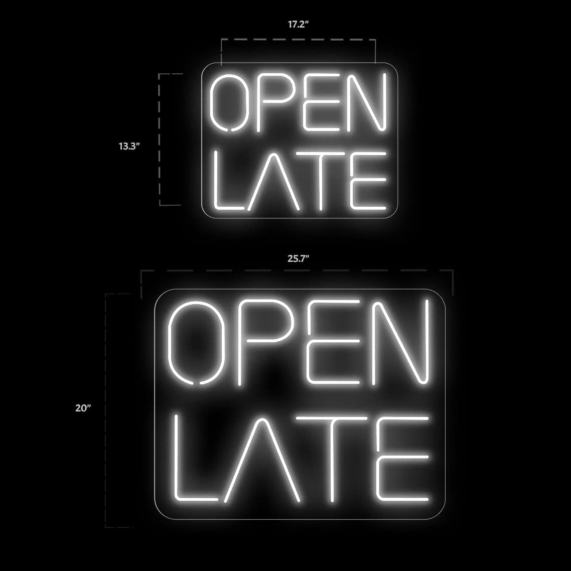 Open Late Vintage Signs Retro Metal Signs Decorative Garage Metal Tin