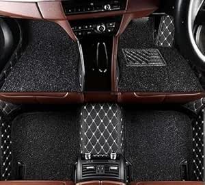 7D Car Foot Mat for Skoda Kylaq (All Variants) | Waterproof | Anti-Slip | PU Leather | Full ...