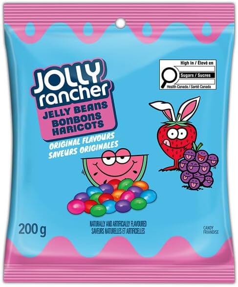JOLLY RANCHER Jellybeans, 200g – Chewy Easter Candy in Fruity Flavors ...