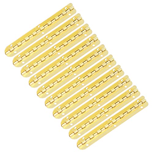 Shanrya Stainless Steel Piano Hinge, 90 Degree Yellow Long Strip Hinge ...