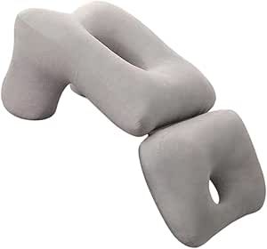 Amazon｜Cuticate 昼寝枕 うつ伏せ枕 ポータブルクッションパッド オフィスデスク枕 睡眠枕 映画鑑賞用 リラックス, グレー｜枕 オンライン通販