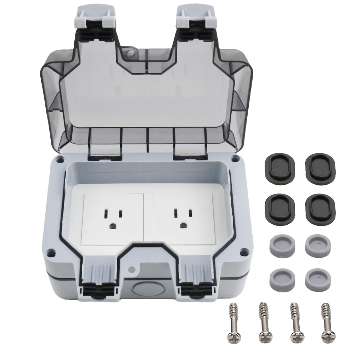 XINTAIHELE Outdoor Power Socket,IP66 Weatherproof Outdoor Socket,15A ...