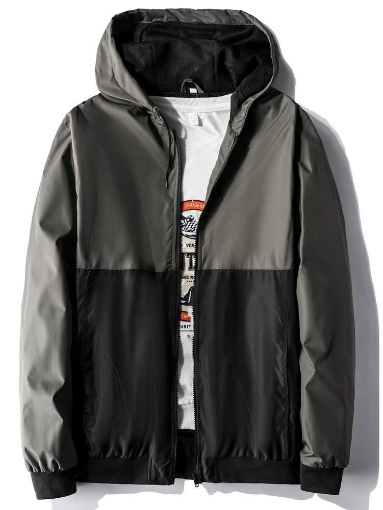 MADHERO Mens Windbreaker Jacket Lightweight 90s Retro Wind Breakers at Amazon Men’s Clothing store