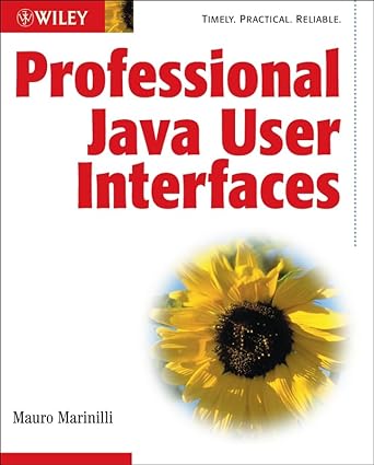 Professional Java User Interfaces: Marinilli, Mauro: 9780471486961: Amazon.com: Books
