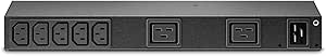 Amazon.com: APC PDU para rack, básico, 0U/1U, 100-240V/20A, 220-240V/16A, (7) C13, (2) C19 ...