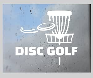 Amazon.com - Disc Golf Sport Basket Discs Golfer Toss Decals Stickers ...