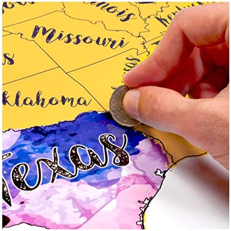 Amazon.com : Maps International Scratch Off Map of the United States ...