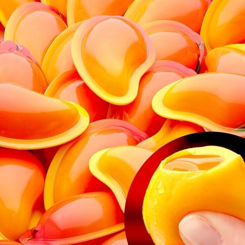 Amazon.com : Gummy Candy - Large Jelly Filled Gummies - Mango Candy ...