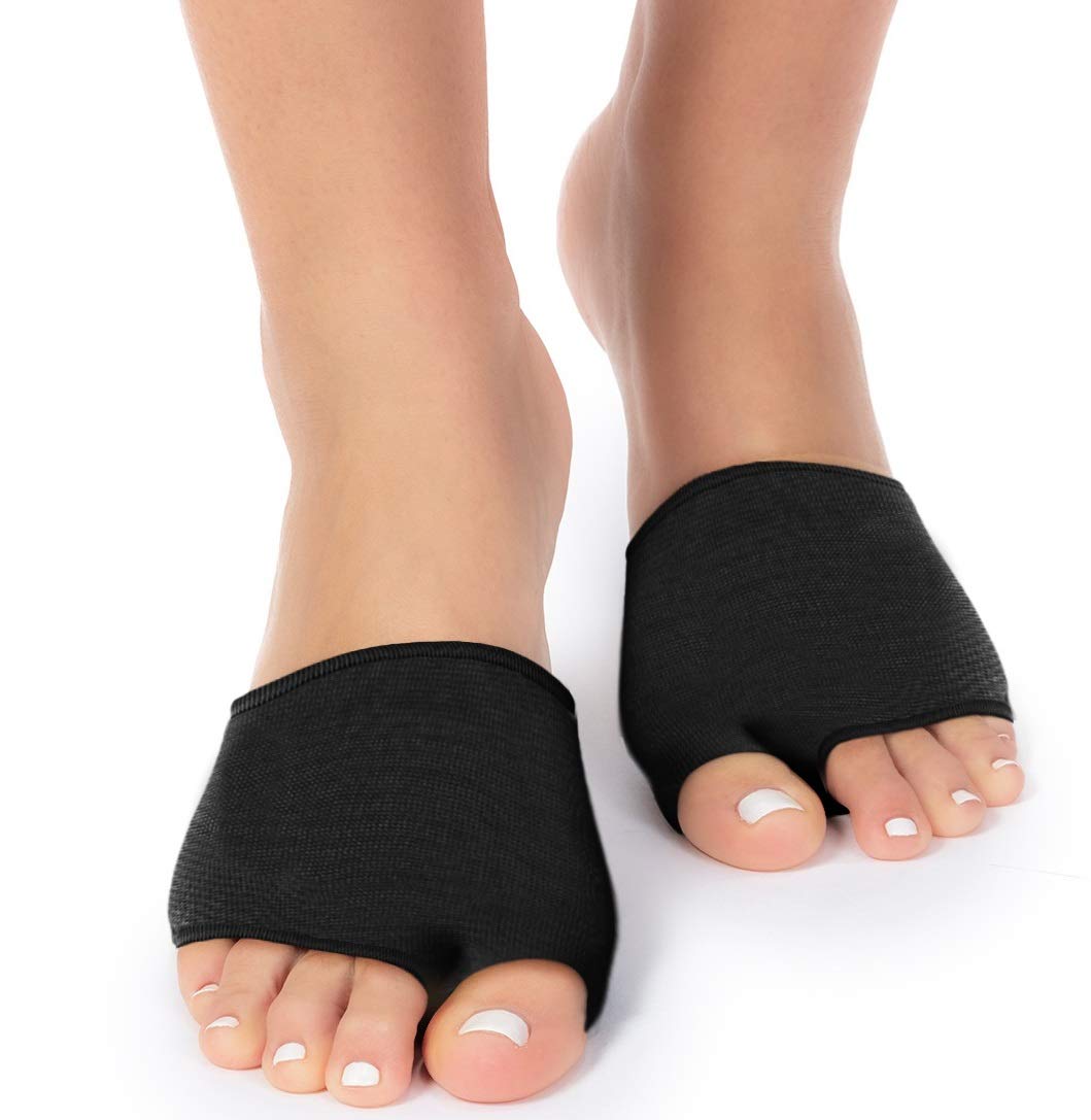 Metatarsal Sleeve with Gel Pads - 2 Pairs - Ball of Foot Cushions with ...