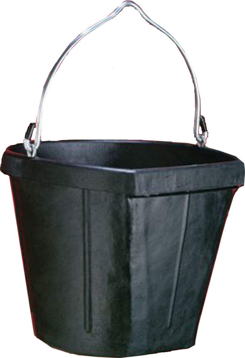 Amazon.com: Little Giant® Flat Rubber Bucket | Rubber Water Bucket for ...