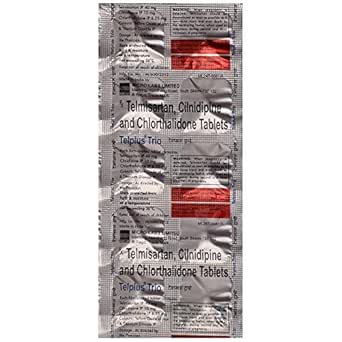 Telplus Trio - Strip of 10 Tablets : Amazon.in: Health & Personal Care