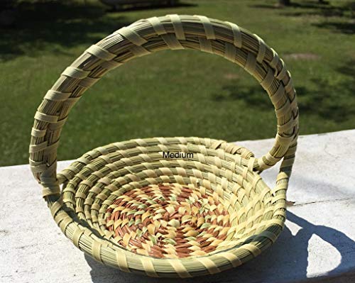 Amazon.com: Sweetgrass Double Handle Basket : Home & Kitchen
