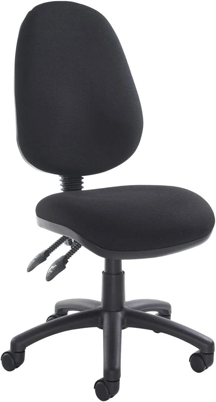 IDEAL 365 Office Fabric Operator Chairs 2 lever PCB (Black, Adjustable ...