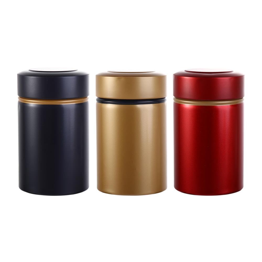 Amazon.com: Kopida 3 Pcs Tea Canister with Lid, Multipurpose Tea Tin ...