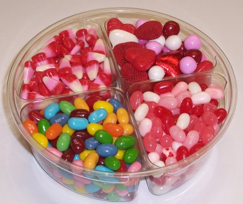 Amazon.com : Scott's Cakes 4-Pack Valentine Jelly Beans, Conversation ...