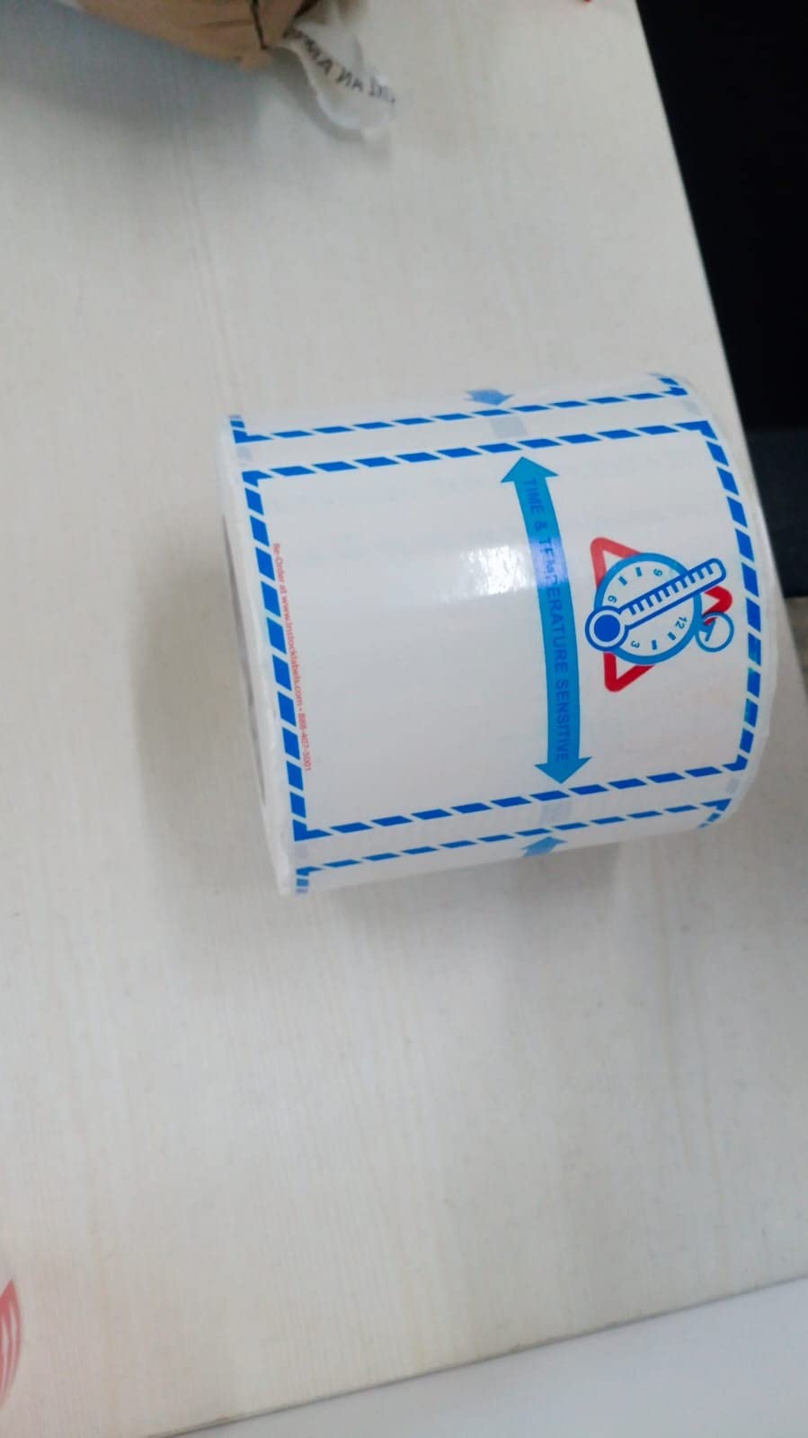 Time Temperature Sensitive Labels 4 x 4 3/4 Inch 500 Adhesive Stickers ...