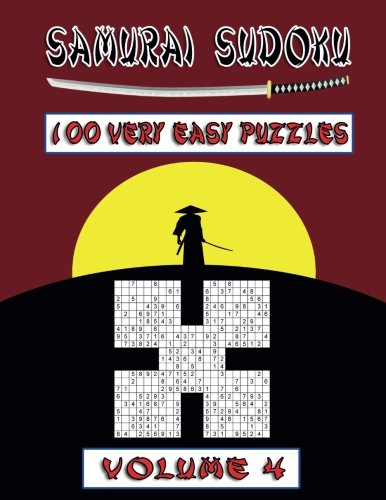 Samurai Sudoku Very Easy Volume 4: 100 Very Easy Samurai Sudoku Puzzles ...