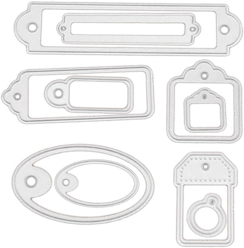 Amazon.com: Metal 16 PCS Square Puzzle Cutting Dies, Love Heart Shape ...