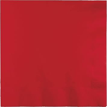 Amazon.com: Classic Red Dinner Napkins, 25 Count : Health & Household