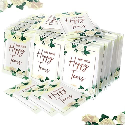 Amazon.com: Glenmal 80 Happy Tears Tissues Packs for Wedding Bulk 240 ...