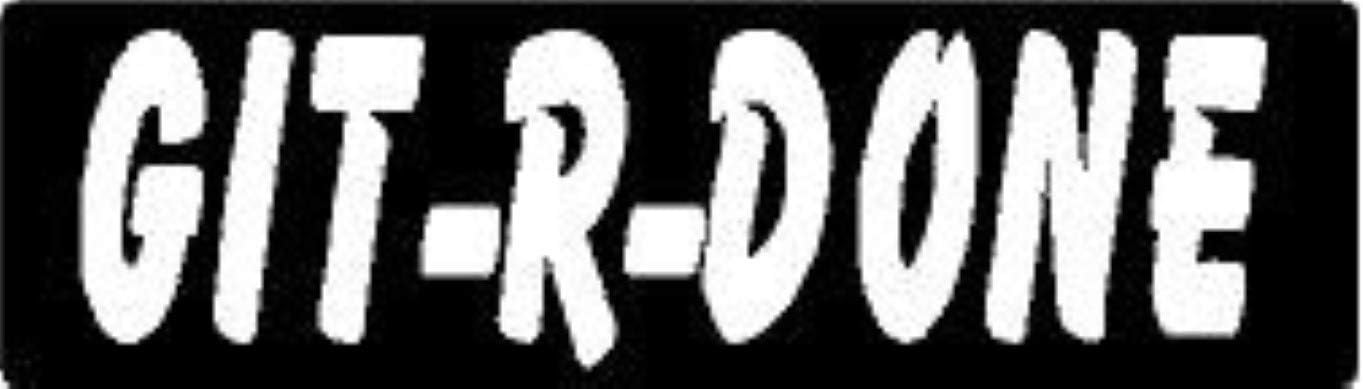 Amazon.com: GIT R Done Helmet Sticker/Hard HAT Sticker : Automotive