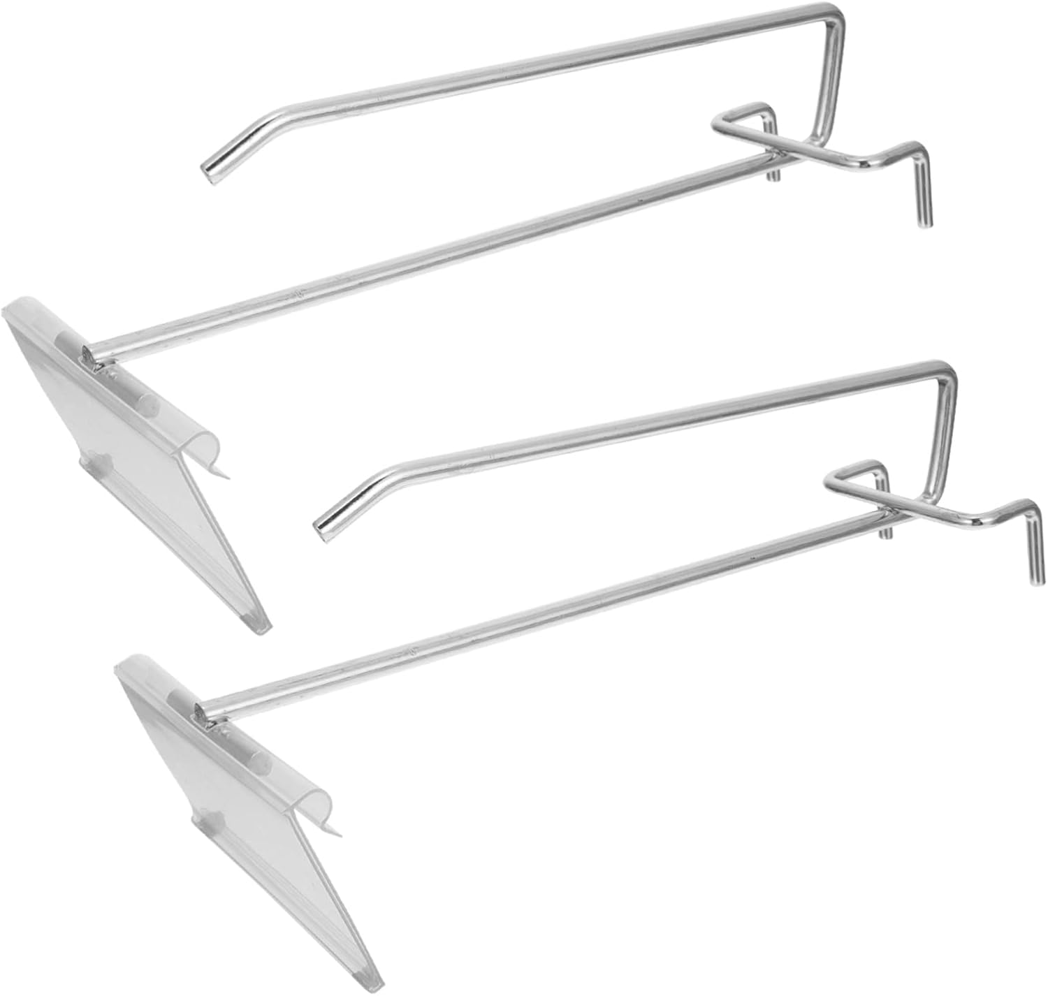 ULTECHNOVO 2 Sets Shop Display Hooks Goods Labels Hooks Black Hooks ...