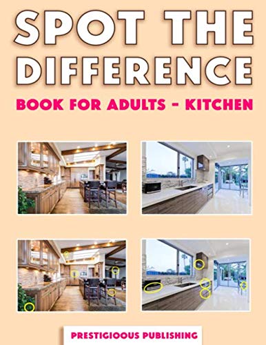 Spot The Difference Book For Adults - Kitchens: Real Kitchen Picture ...