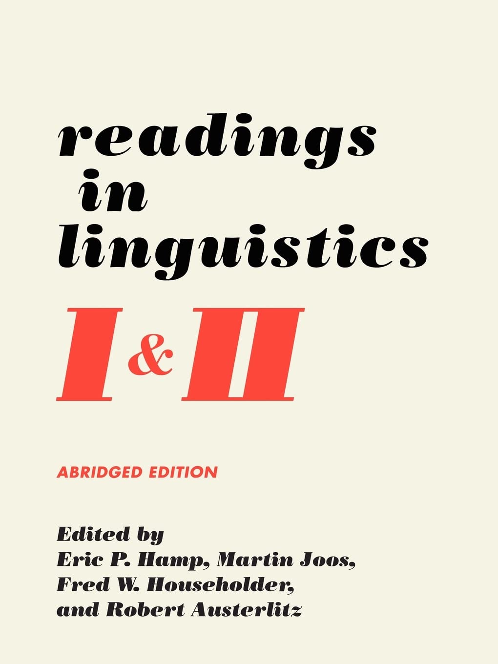 Amazon.com: Readings in Linguistics I & II: 9780226410272: Hamp, Eric P ...