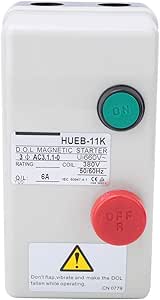 Amazon.com: HUEB 11K AC Motor Starter, Magnetic Starter, Overload ...