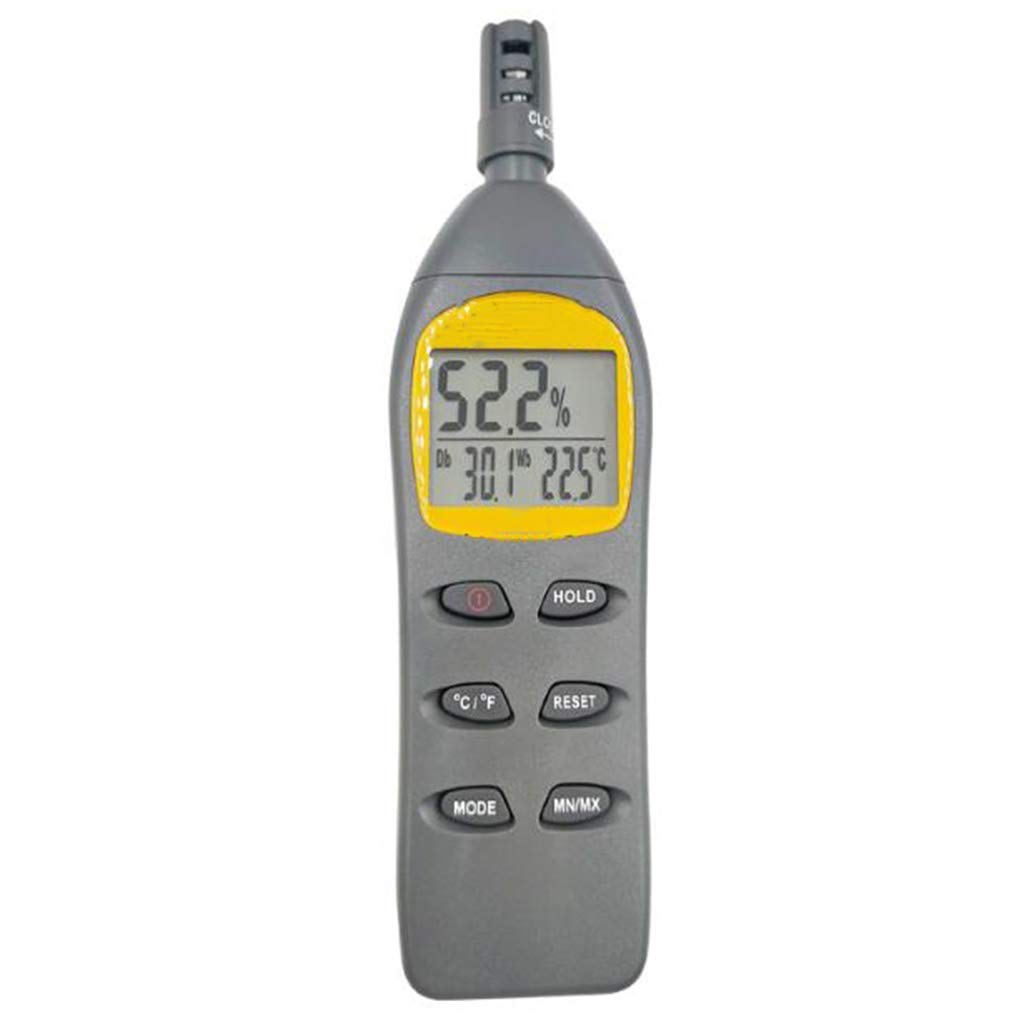 Digital Psychrometer Handheld Backlight Temperature Humidity Meter With ...