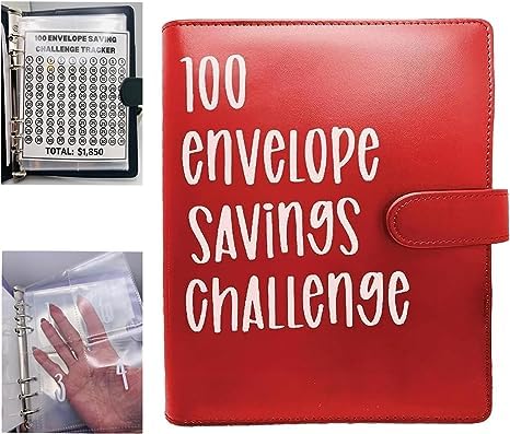 100 Envelope Challenge Flipchart, 52 Week Money Saving Challenge ...