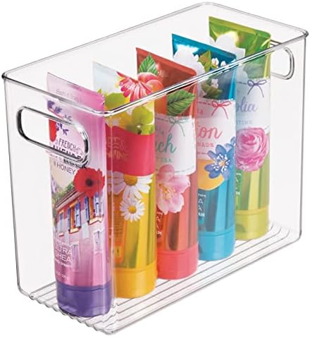 Amazon.com: mDesign Plastic Long Stackable Storage Organizer Container ...