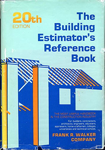 Building Estimators Reference Book 20ED: Shoemaker, Morrell ...