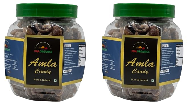 Praorganics Organic Amla Candy|Dry Amla|Gooseberry Candy|450 Gram Pack ...