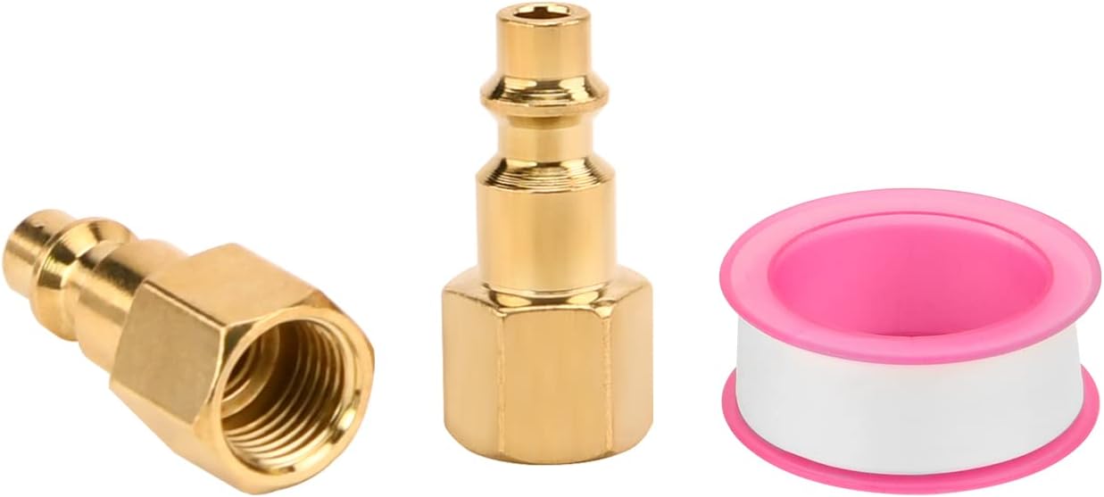 Luckyweld 1/4-Inch NPT Female Air Plug Set, Industrial Quick Connect ...