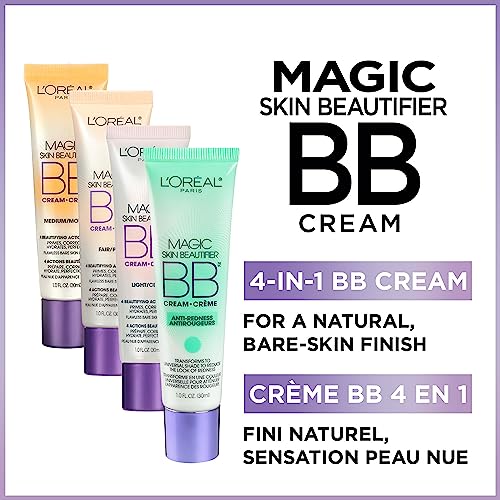 L'Oréal Paris Skin Beautifier Magic BB Cream, 4-in-1 Ultra-Light Lotion ...