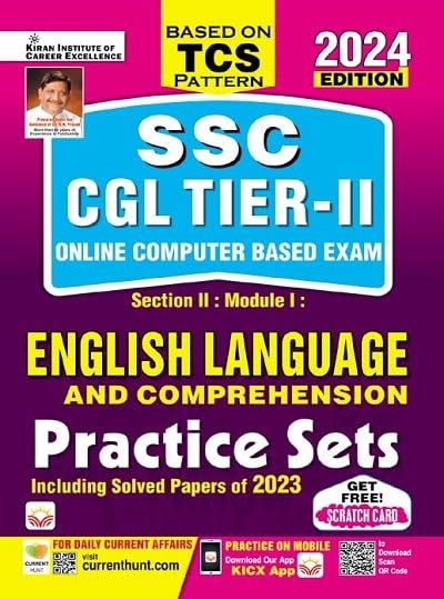 Buy SSC CGL Tier 2 English Language Practice Sets 2024 Edition Based on TCS Pattern Including ...
