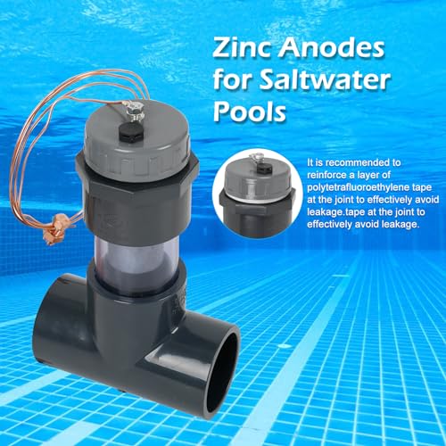 Snapklik.com : WMLBK Zinc Anode For Saltwater Pools 2 Inline Zinc Anode ...