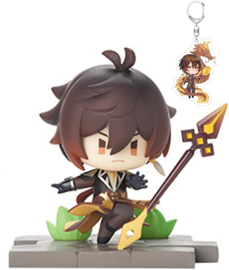 Amazon.com: Hilichurl Zhongli Figurines Genshin Impact Figures Action ...