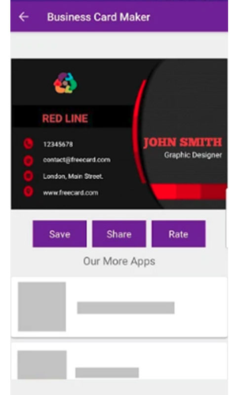 Business Card Maker - App on Amazon Appstore