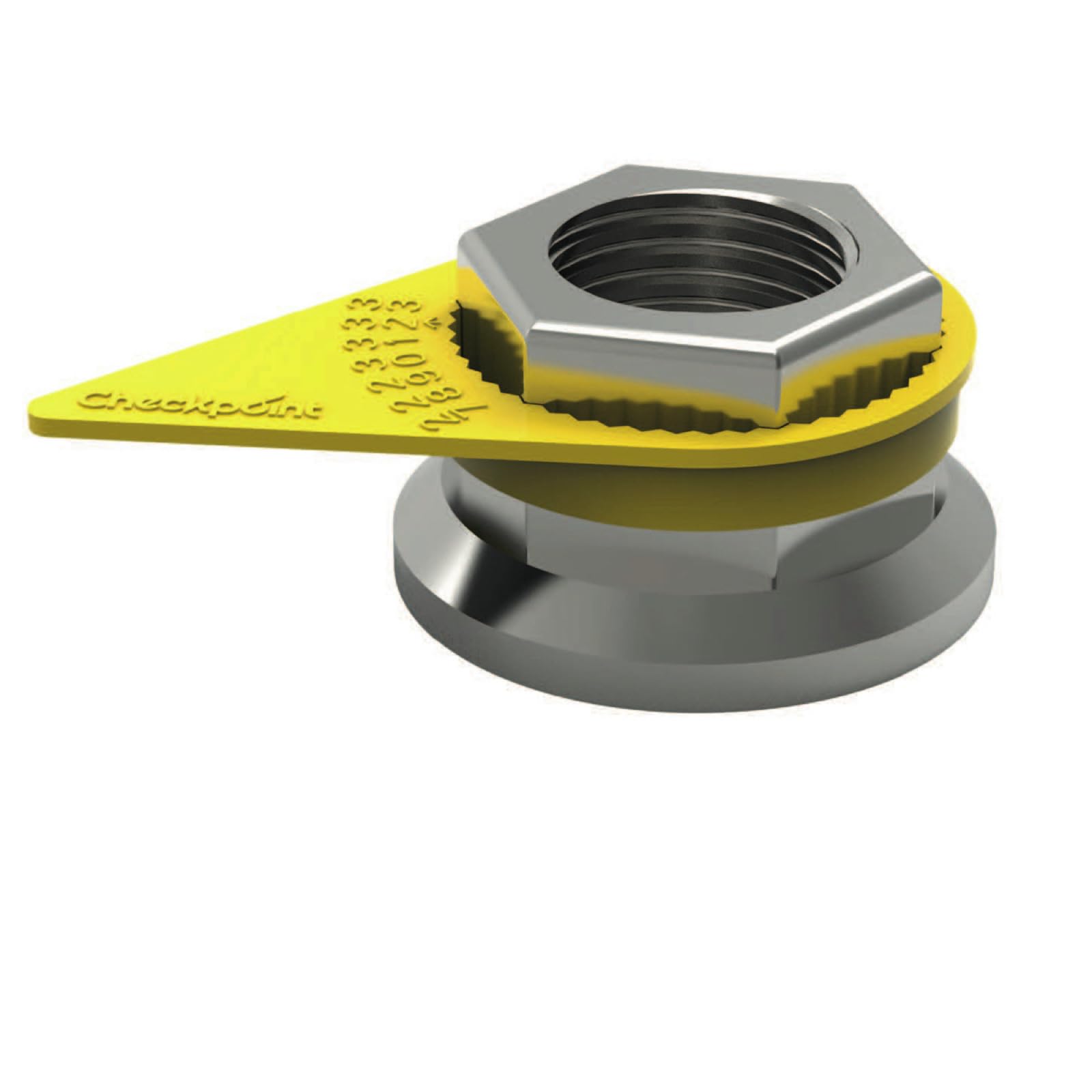 Snapklik.com : Checkpoint 100 - Yellow 21 Mm Loose Lug Nut Indicator ...
